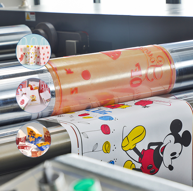 Servo Control Various Food Package Multi-Color Flexographic/Flexo ...